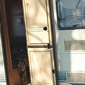 WINOMO Black Locking Flush Pull Slam Latch Hatch Lift for Marine Boat Camper Rv Trailer