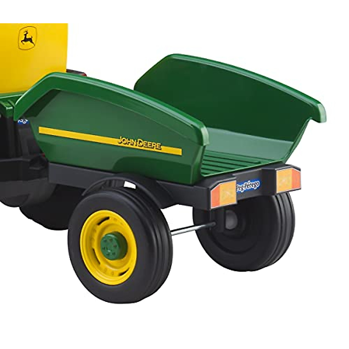 Peg Perego John Deere Farm Tractor and Trailer Pedal Tractor, Green