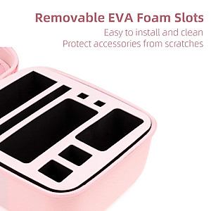 GeekShare Pink Cat Paw Case Compatible with Nintendo Switch/OLED, Travel System Case with 18 Game-Card Slots for Switch Console, Pro Controller, Dock and Accessories