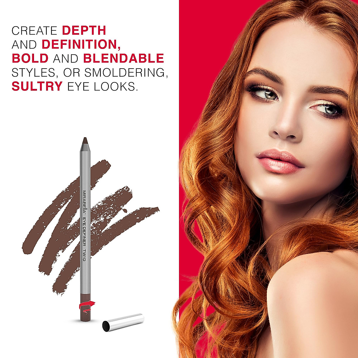 Mirabella Eye Definer Pencil - Twig, 2.08g/0.073oz