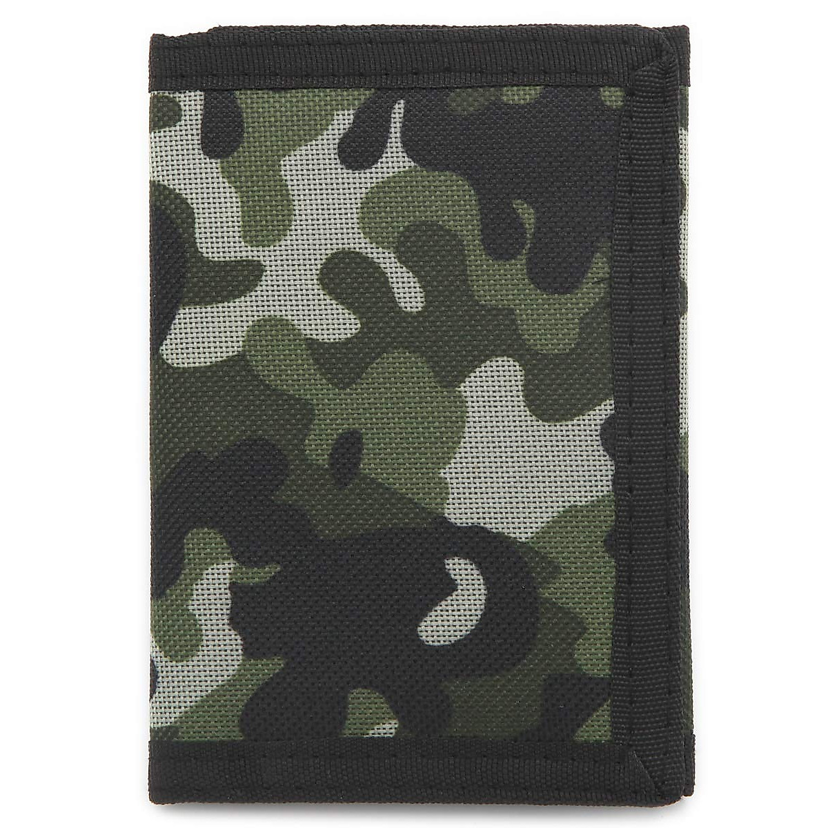 AI-DEE RFID Trifold Canvas Outdoor Sports Wallet for Kids- Christmas Gifts for Boys - Front Pocket Wallet with Magic Sticker - (Camouflage)