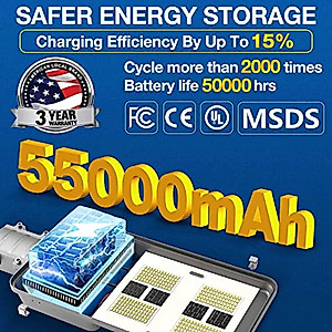 Allsmartlife Solar Street Light Outdoor Waterproof, 550W 420LED IP67 Security Led Exterior Lights with Remote Control, Street Lights Dusk to Dawn with Motion Sensor for Commercial Lighting, Yard