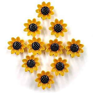 10pc Sunflower Fridge Magnets Refrigerator Decoration Magnetic Message Home Decor Kitchen Accessories