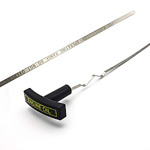 F81Z-6750-DA Engine Oil Dipstick Compatible with 1999 2000 2001 2002 2003 Ford F250 F350 F450 F550 Excursion 7.3L Diesel Stainless Steel Oil Level Indicator