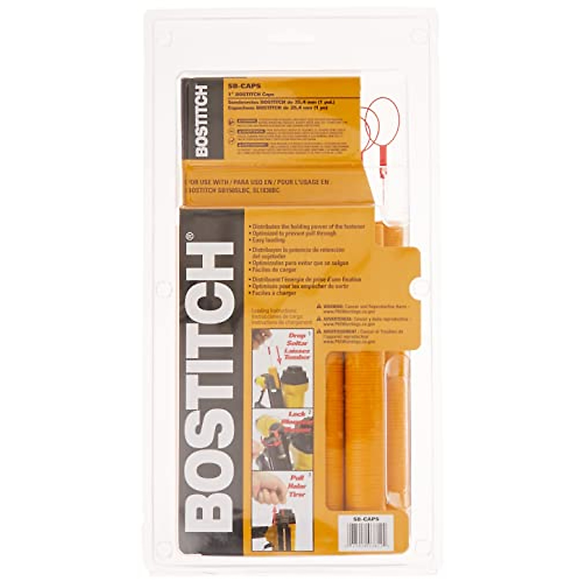 BOSTITCH Stapler And Nailer Caps, 1000-Pack (SB-CAPS)