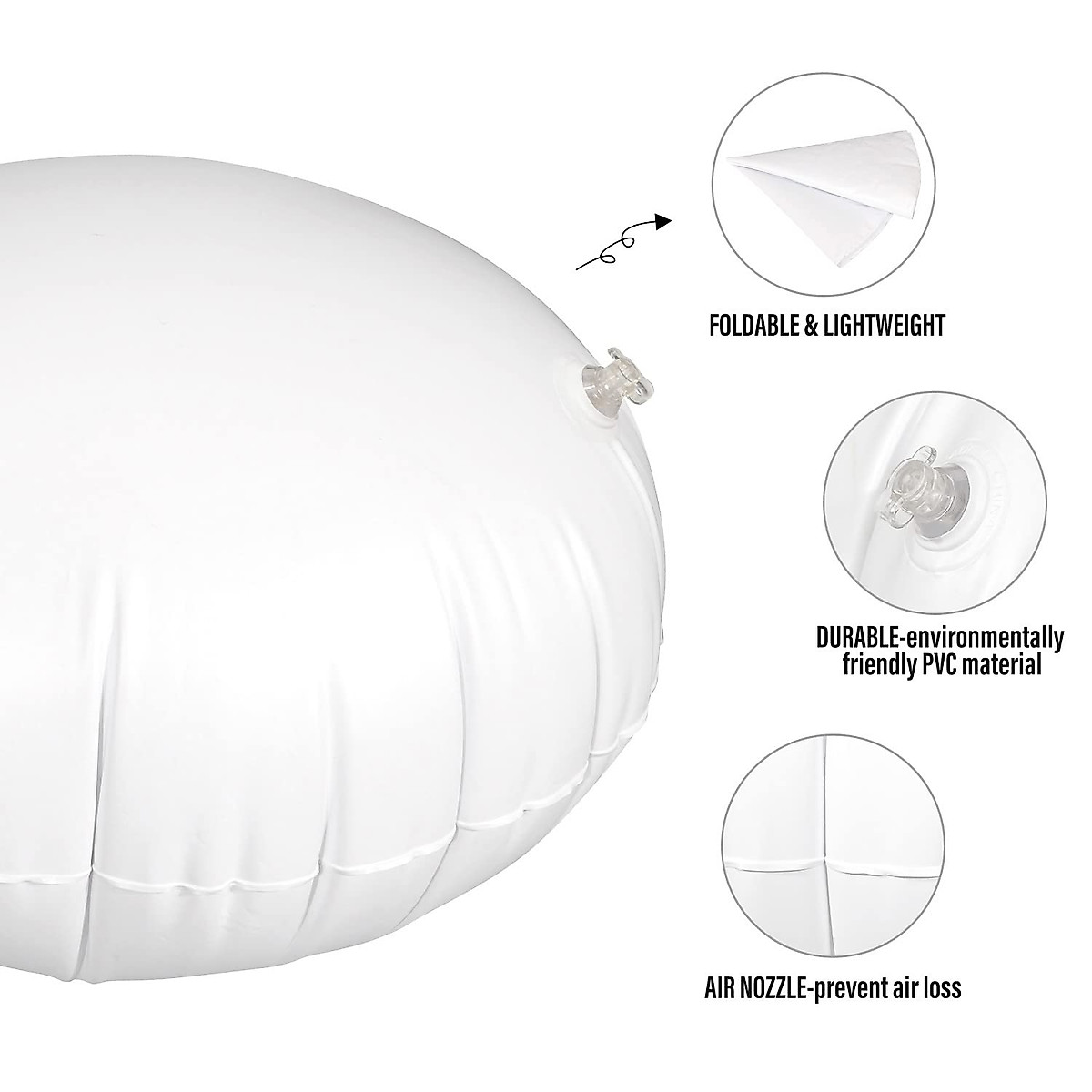 Grassman Pod Swing for Kids, Sensory Swing Indoor, Hanging Hammock Chair with Inflatable Pillow Hardware Kits Air Pump, Hanging Swing Chair for Bedroom Easy to Install, for Indoor Outdoor Use Blue