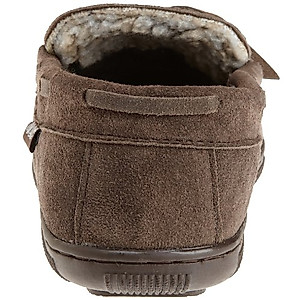MUK LUKS Men's Paul Slipper, Chocolate, 11