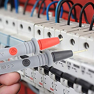 1000V 20A Multimeter Test Leads Banana Plug 35″ / 90 cm Gold-Plated Test Probe Lead