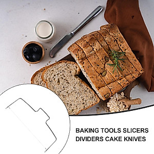 Cake Cutter Slicer Leveler,Pie Slicer Cake Divider - Stainless Steel Cake Leveler, Adjustable Cake Slicer Baking Tools for Wedding, Birthday Layer Cakes