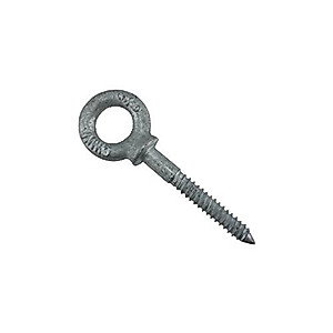 3/8" X 2-1/2" Hot Dipped Galvanized Forged Shoulder Screw Eye Bolt