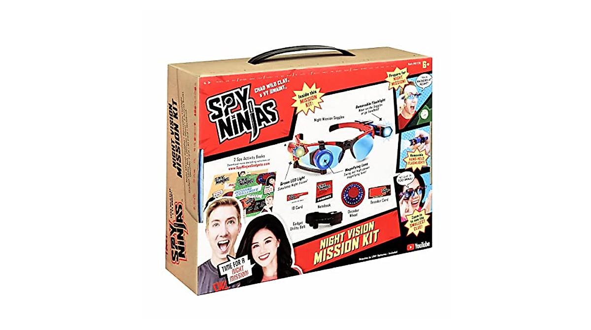 Spy Ninjas Night Vision Mission Kit - Ultimate Spy Gadget Set
