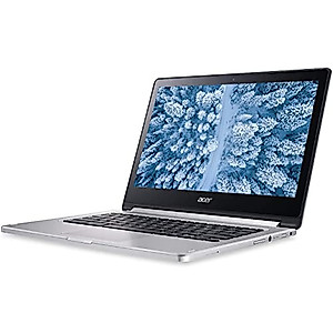 Acer Convertible 2-in-1 Chromebook, 13" FHD IPS Touchscreen, MediaTek 4-Core Processor, 4GB Ram, 64GB SSD, Ultra-Fast WiFi, Chrome OS, Dale Silver (Renewed)