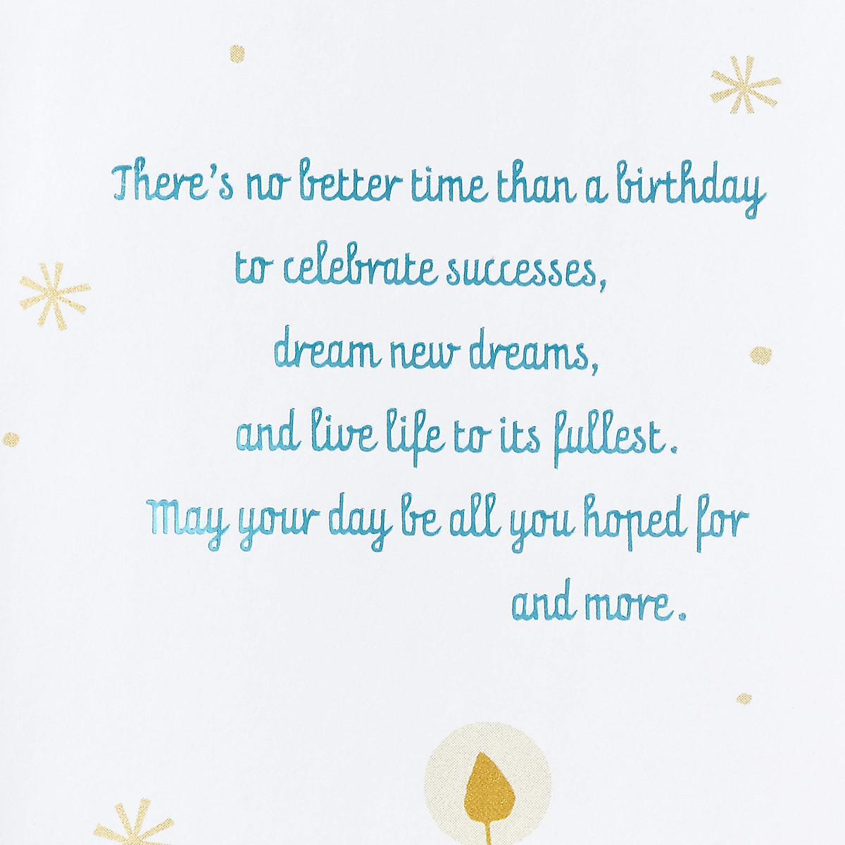Hallmark Birthday Card (Live Life to the Fullest), Snowy Cupcakes (0499RZB1160)