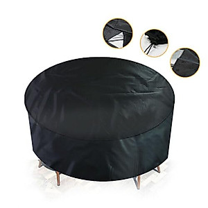 73 Patio Chair Cover Waterproof Outdoor Garden Lawn Lounge Furniture Covers Black