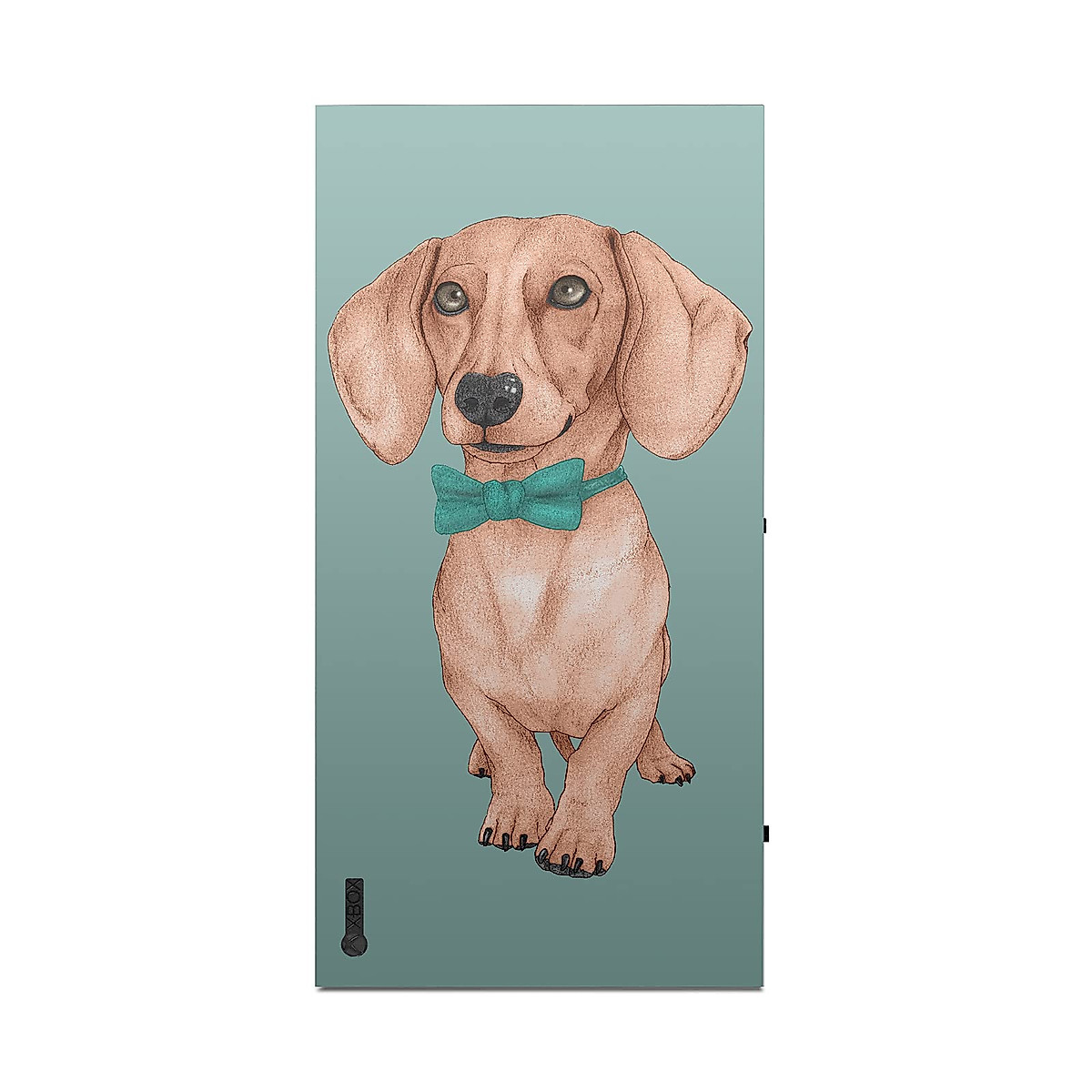Head Case Designs Officially Licensed Barruf Dachshund, The Wiener Art Mix Vinyl Sticker Gaming Skin Decal Cover Compatible With Xbox Series X Console