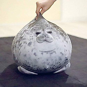 MerryXD Chubby Blob Seal Pillow,Stuffed Cotton Plush Animal Toy Cute Ocean Large(23.6 in)…