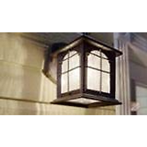 Brimfield Outdoor Aged Iron Wall Lantern