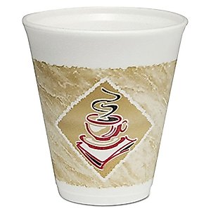 Dart 12X16G 12 oz Cafe G Foam Cup (Case of 1000)