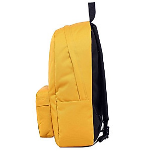 HotStyle SIMPLAY Classic School Backpack Bookbag, Goldenrod