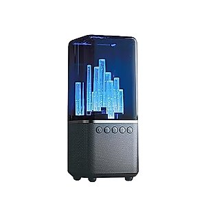 Audiolux Wireless Portable Bluetooth Speaker, Color Changing LED Light-Up MP3 Player, Clear Stereo Sound, Outdoor Surround Sound Streaming Device, Deep Bass, Rechargeable, TWS, USB Slot, Micro SD