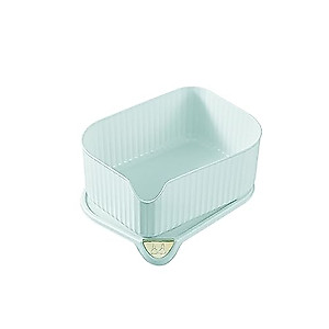 degtnb Underwear Drawer Organizer, Bra Storage Box, Large Capacity Storage Dust-proof with Lid Storage Boxes for Undies, Socks and Lingerie