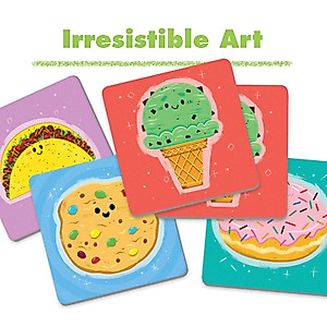 Ravensburger Foodie Favorites Memory Game - Quick & Engaging Matching Game | Enhances Focus & Memory Skills | Fun Food Illustrations | Ideal for Kids and Family Fun