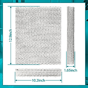 HASMX 2-Pack Replacement Humidifier Filter Pads for Honeywell HE250, HE250A, HE-250, HE-250A Humidifiers, 10" x 13" x 1-5/8" Humidifier Water Pad Filters Replace Part Numbers: RP3162, A35W