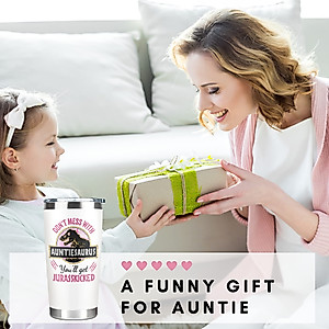 Aunt Gifts from Niece, Nephew - Aunt Birthday Gift, Mothers Day Gifts for Aunt - Gifts for Aunt, Auntie Gifts, Aunty Gifts - Presents for Aunt, To Be Aunt, New Aunt, Promoted to Aunt - 20 Oz Tumbler