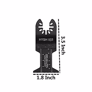 50 Pcs Oscillating Tool Blades, Professional Universal Oscillating Saw Blades, Wood Multitool Blades, Quick Release Durable Oscillating Tool, Multi Tool Blades Fit All Models (44mm)