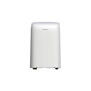 Toshiba PD0811CRU, 8,000 BTU, 6,000 SACC 115-Volt Portable Air Conditioner and Dehumidifier with Remote (Renewed)