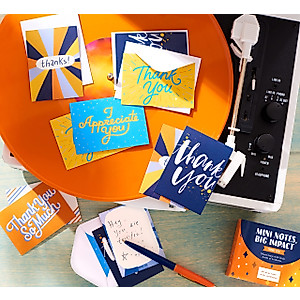 American Greetings Mini Thank You Notes and Envelopes, Bright & Colorful (20-Count)