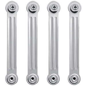 Glider Bearing Arm Bracket Replacement Hardware Rocker Parts, 9 Inch Overall Length, 7-1/2 Inch Between Mounting Holes, 4 Pack Patio Glider Parts Rocker for Outdoor Glider and Garden Bench
