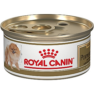 Royal Canin Breed Health Nutrition Pomeranian Adult Loaf in Sauce Canned Dog Food, 3 oz can (4-pack)