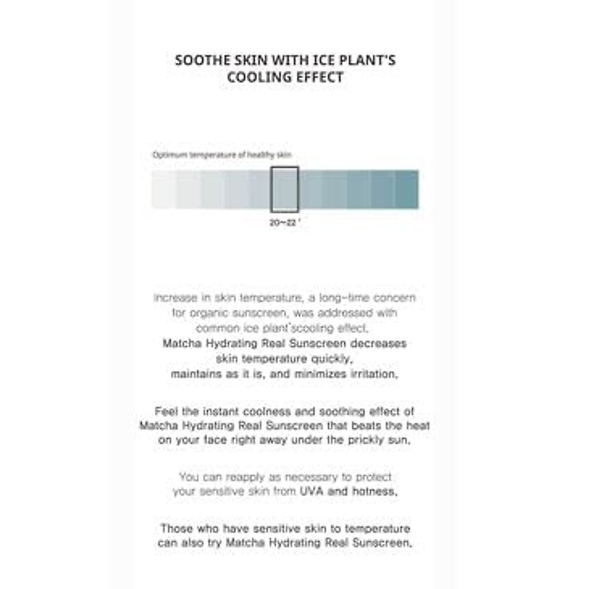 B_LAB Matcha Hydrating Real Sun Screen 50ml