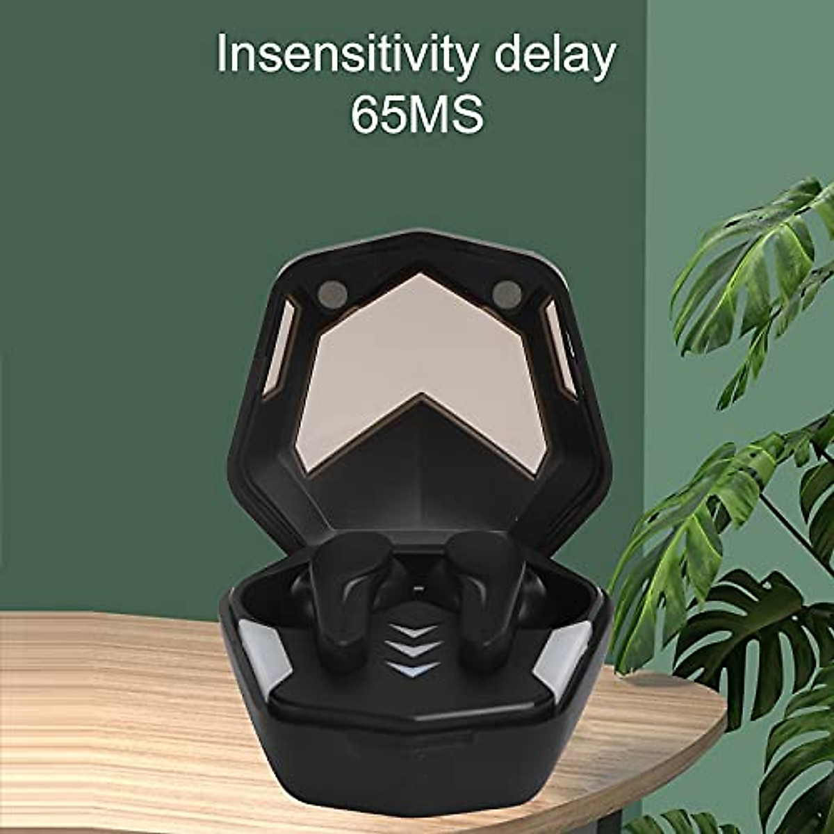 EBTOOLS Wireless Headphones, Bluetooth 5.1 Earphones Noise Canceling Sport Headphones, Wireless Earbuds with Microphone(Black)