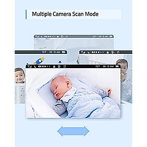 Add-on Baby Camera Unit, Baby Monitor Camera, eufy Security Video Baby Monitor, 720p HD Resolution, Ideal for New Moms, Easy to Pair, Night Vision, Long-Lasting Battery (Renewed)