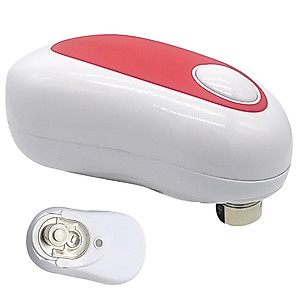 Automatic Can Opener, Electric Can Opener No Sharp Edge One-Touch Automatic Can Opener, Battery-Powered Food-Safe Cordless Soda Can Opener Kitchen Gadgets Gifts for Elders, Electric Can Opener