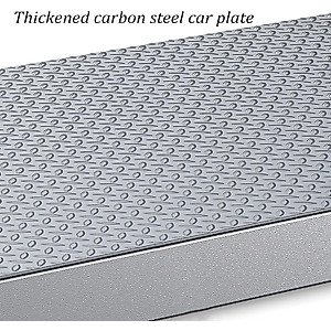 Platform Truck Platform Truck Steel Flat Handtruck with Wheels Folding Push Cart Load 500kg Moving Dolly Cart 105 * 63 * 92cm Flatbed Cart Reliable