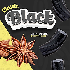 Wiley Wallaby Licorice 24 Ounce Classic Gourmet Soft & Chewy Australian Black Licorice Candy Twists, 3 Pack