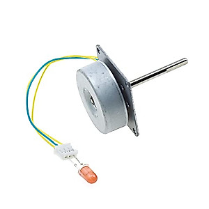 3 Phase Micro Brushless Generator Mini Wind Hand Generator DIY Motor 3-24V AC with Led Lamp Bead