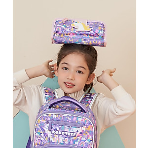 NPNGMYR Cute Pencil Case, Large Capacity Pen and Pencil Stationery Organizer Bag, Multi-Slot Pencil Pouch for Girls and Teens, Girls Pencil Case for School Office