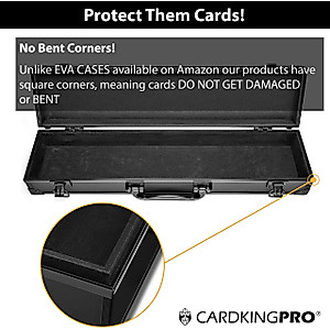 The Big Black Metal Box, Compatible with Cards Against Humanity, Magic The Gathering, MTG, (Game Not Included) | Includes 8 Dividers | (Long Version) Fits up to 1400 Loose Unsleeved Cards