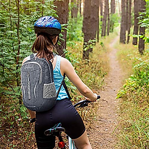 ZOMAKE 25L Ultra Lightweight Packable Backpack - Foldable Hiking Backpacks Water Resistant Small Folding Daypack for Travel(Black)