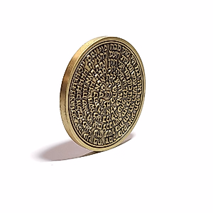 King Solomon Seal Coin Talisman Kabbalah 72 Names of God Second Pentacle of Venus