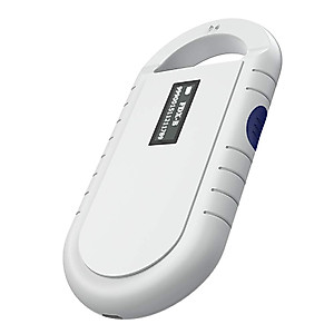 Portable Pet Reader with Backlight Screen, Pet Microchip Scanner Pet RFID Reader Animal Chip Reader for Dogs, FDX-B/ID64 Animal RFID Tag Reader