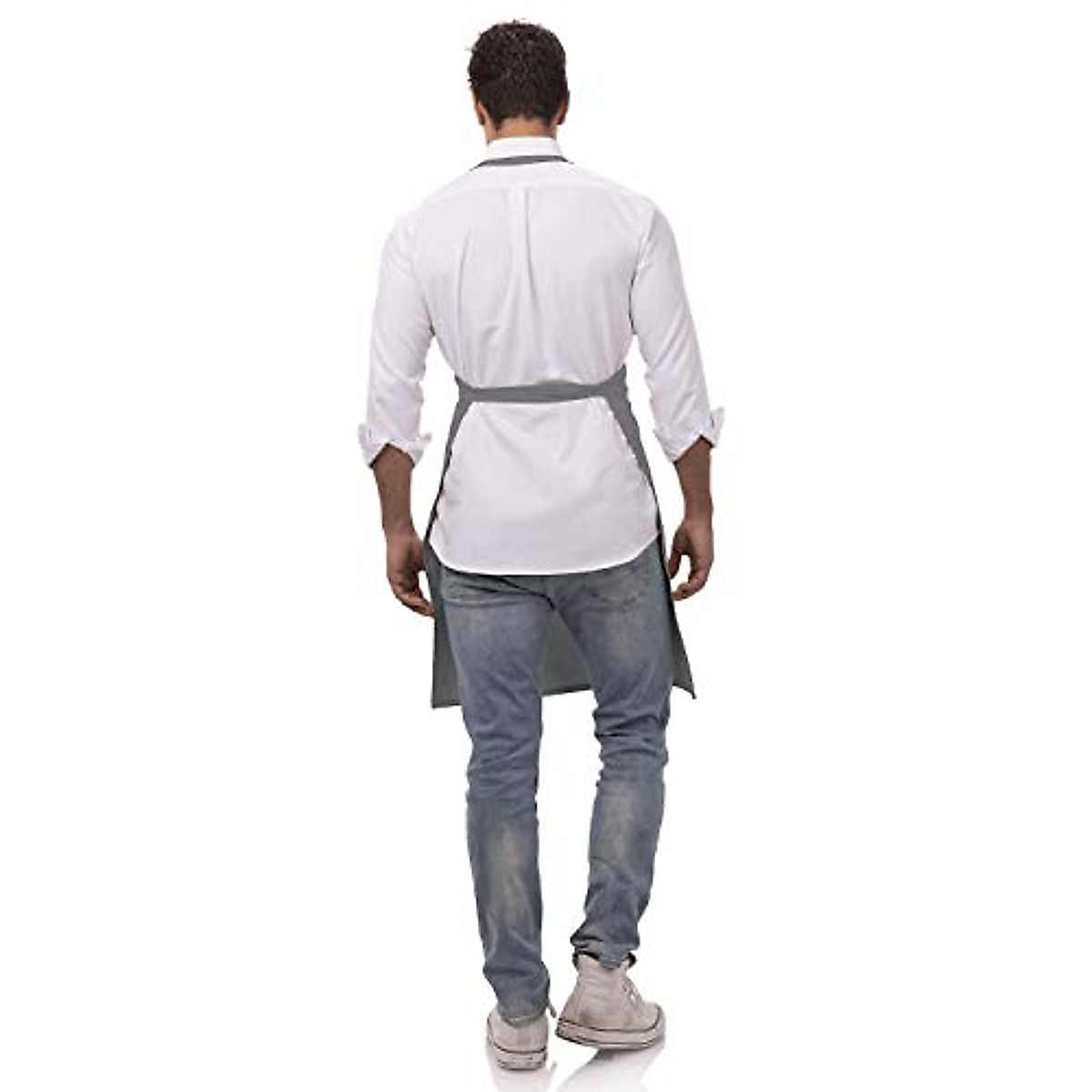 Chef Works Unisex Butcher Kitchen-aprons, Gray