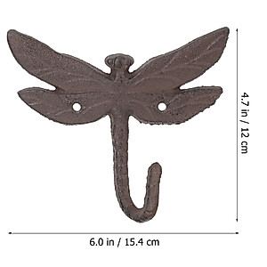 FOMIYES Door Hooks Wall Hook Rack Clothes Hook Wall Mount Hooks Decorative Hooks Hat Hook Wall Decor Towel Storage Hook Hat Hanger Decorative Wall Mounted Hooks Clothes Hanging Hook