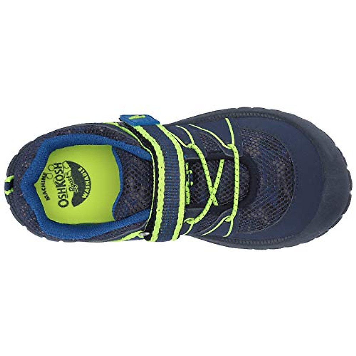 OshKosh B'Gosh Boy's Xavi Athletic Bumptoe Sneaker, Navy, 5 M US Toddler