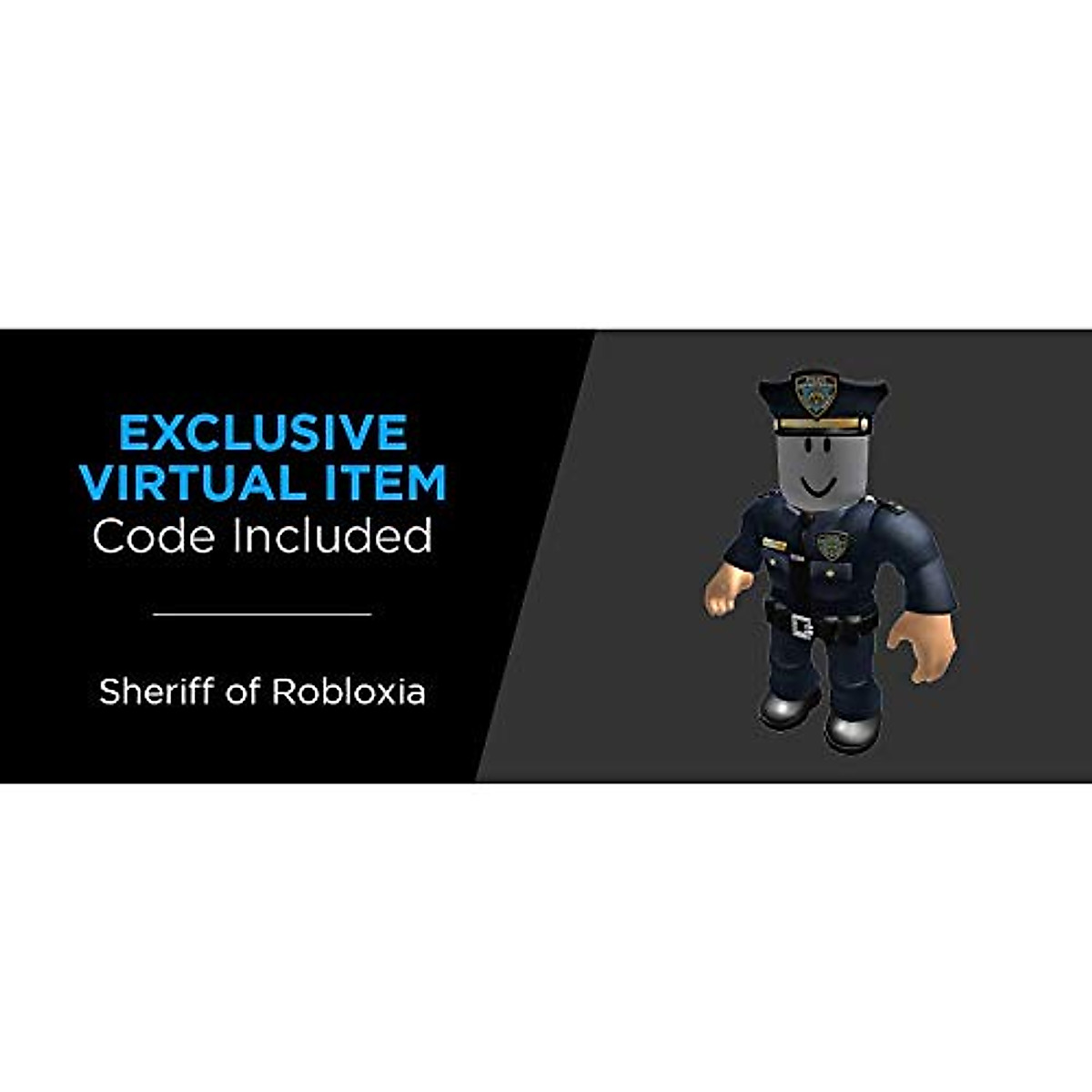 Roblox Action Collection - The Neighborhood of Robloxia Patrol Car Vehicle [Includes Exclusive Virtual Item]
