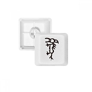 DIYthinker Bones Inscriptions Chinese Zodiac Horse Keycap Mechanical Keyboard PBT Gaming Upgrade Kit